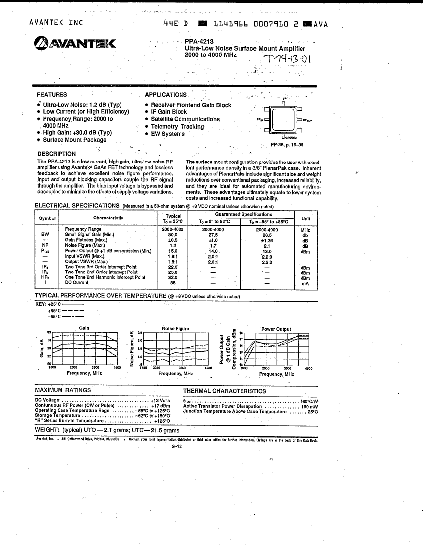 PPA4213 Datasheet_PDF文件下载_芯片资料查询_维库电子市场网