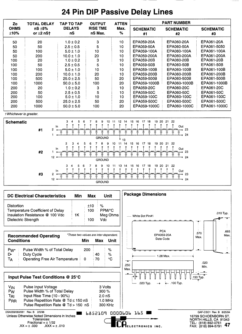 EPA060-50C Datasheet_PDF文件下载_芯片资料查询_维库电子市场网