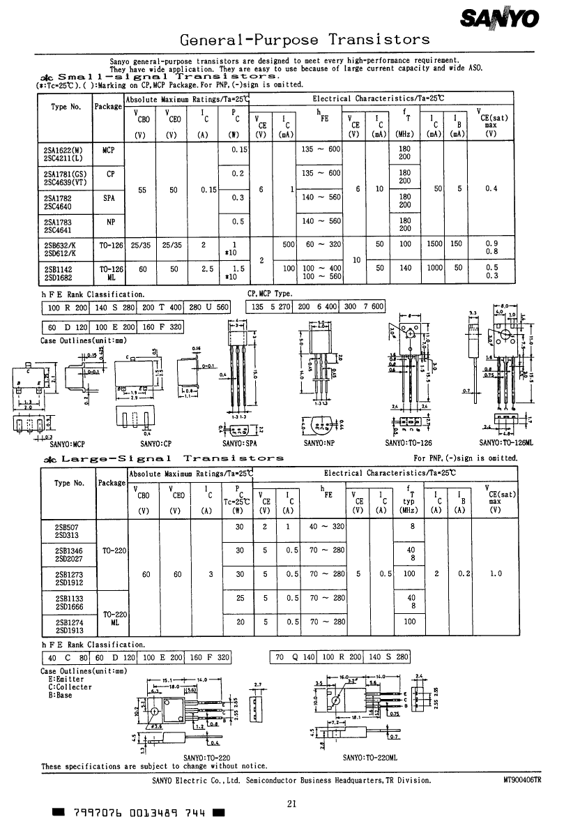 2SB507C Datasheet_PDF文件下载_芯片资料查询_维库电子市场网