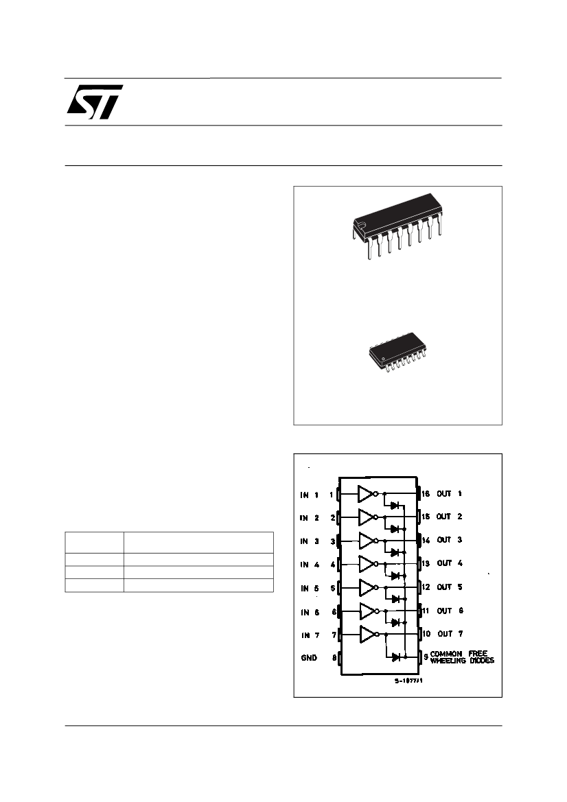 ULN2001 Datasheet_PDF文件下载_芯片资料查询_维库电子市场网