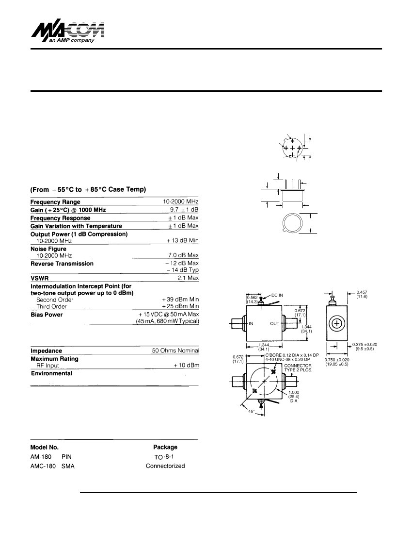 AMC-180 Datasheet_PDF文件下载_芯片资料查询_维库电子市场网