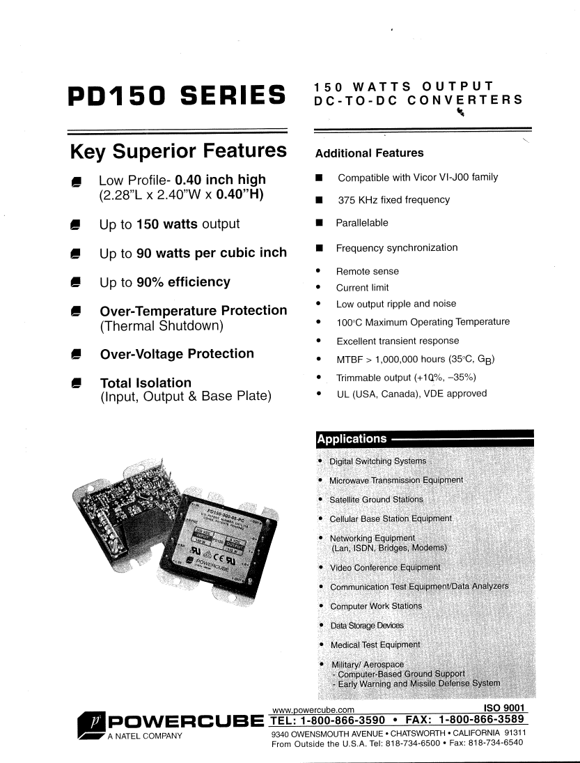 PD150-072-48-VC Datasheet_PDF文件下载_芯片资料查询_维库电子市场网