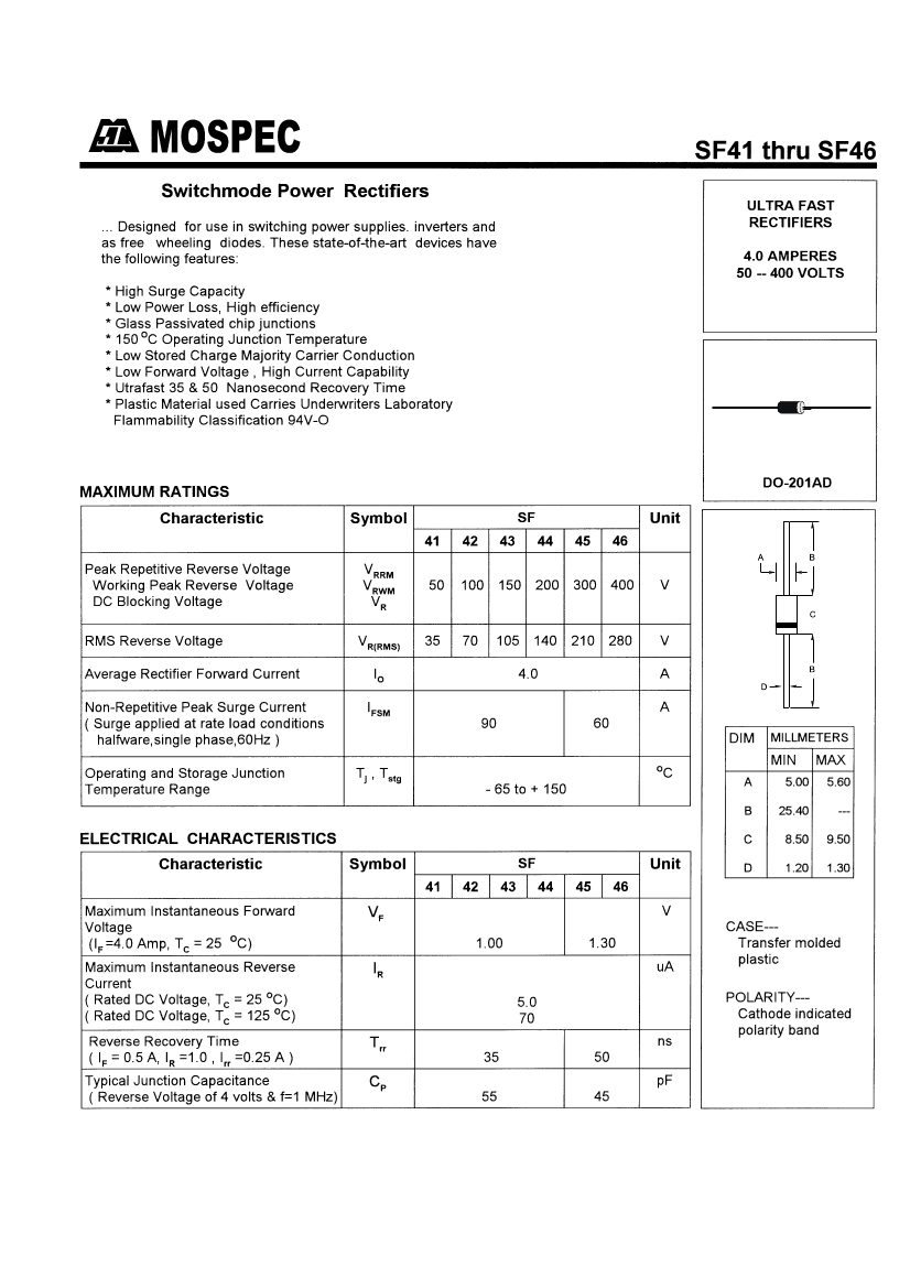 SF44 Datasheet_PDF文件下载_芯片资料查询_维库电子市场网