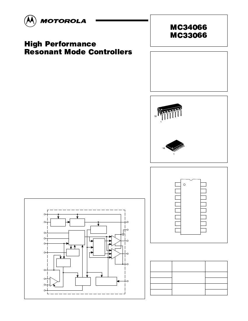 MC33066 Datasheet_PDF文件下载_芯片资料查询_维库电子市场网