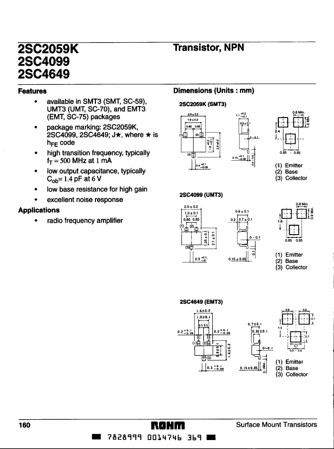 2SC2059KP Datasheet_PDF文件下载_芯片资料查询_维库电子市场网