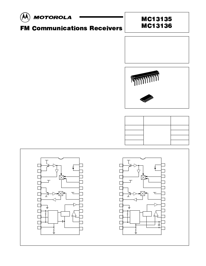 MC13136 Datasheet_PDF文件下载_芯片资料查询_维库电子市场网