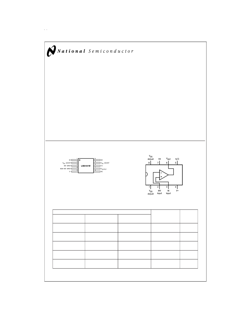 LM6261 Datasheet_PDF文件下载_芯片资料查询_维库电子市场网