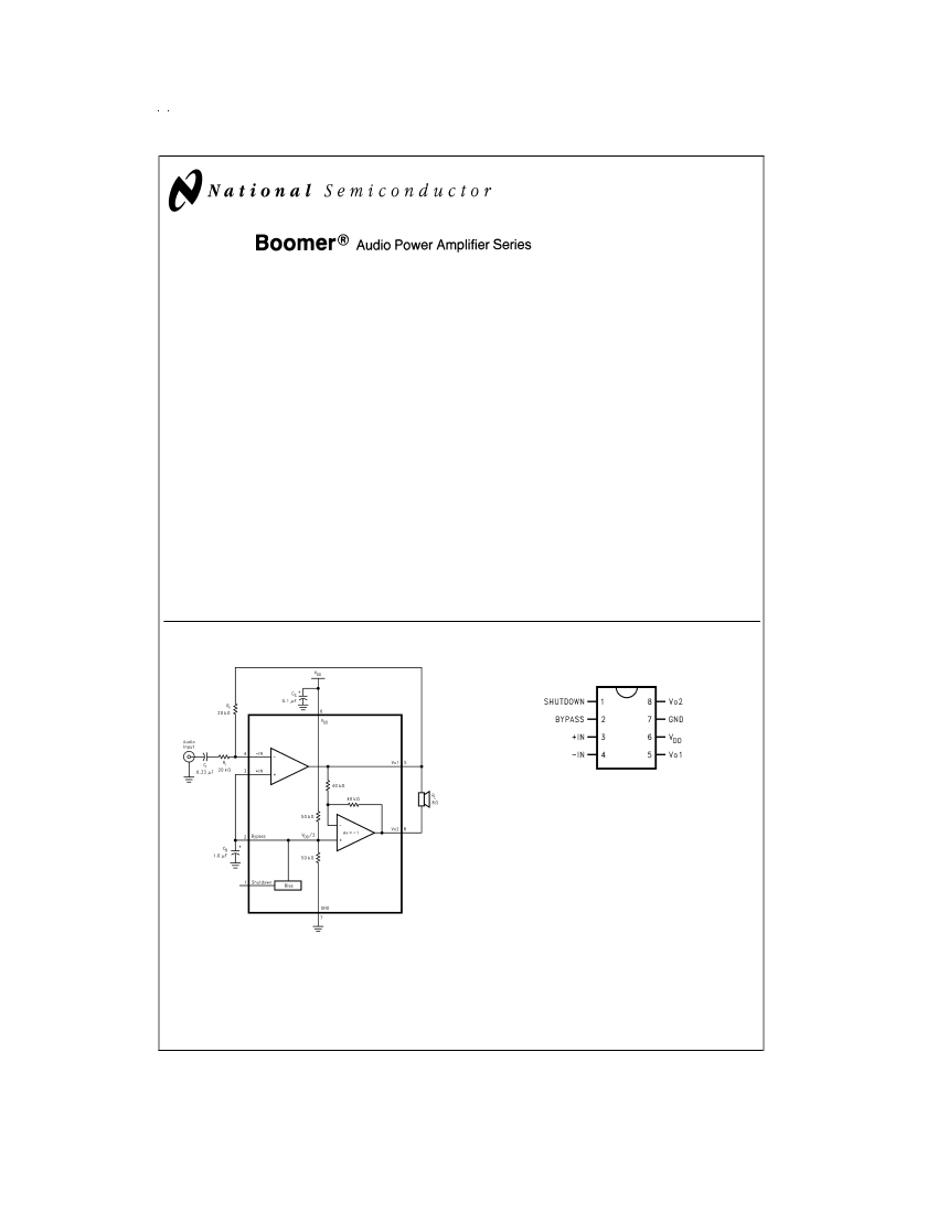 LM4861M Datasheet_PDF文件下载_芯片资料查询_维库电子市场网