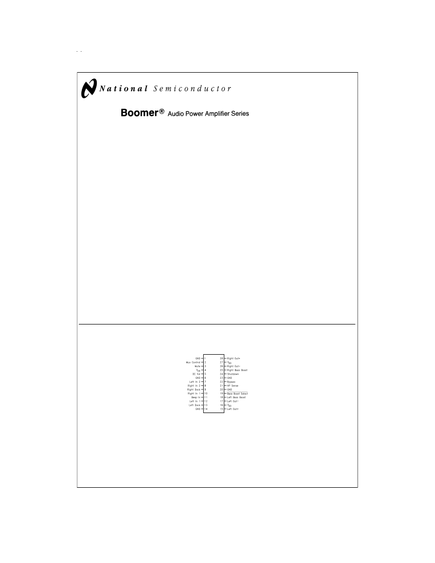 LM4836MT Datasheet_PDF文件下载_芯片资料查询_维库电子市场网