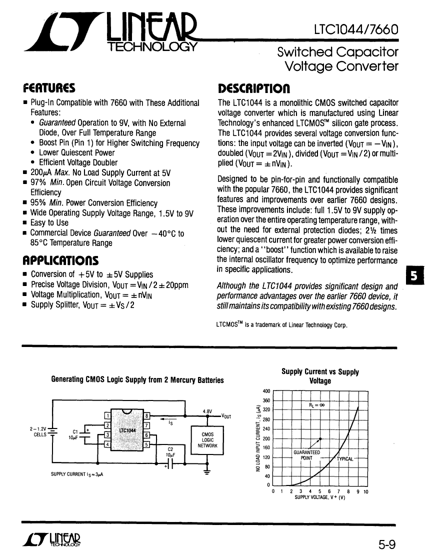 LT1044MH Datasheet_PDF文件下载_芯片资料查询_维库电子市场网