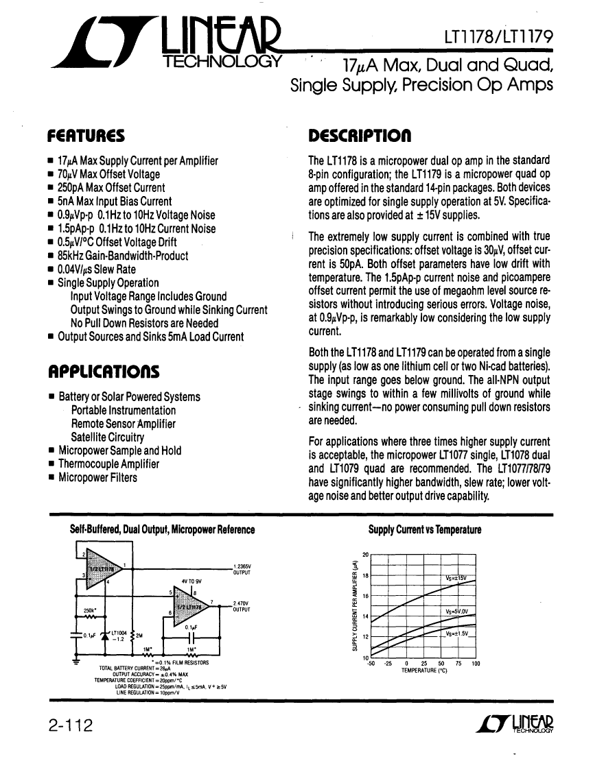 LT1178CH Datasheet_PDF文件下载_芯片资料查询_维库电子市场网