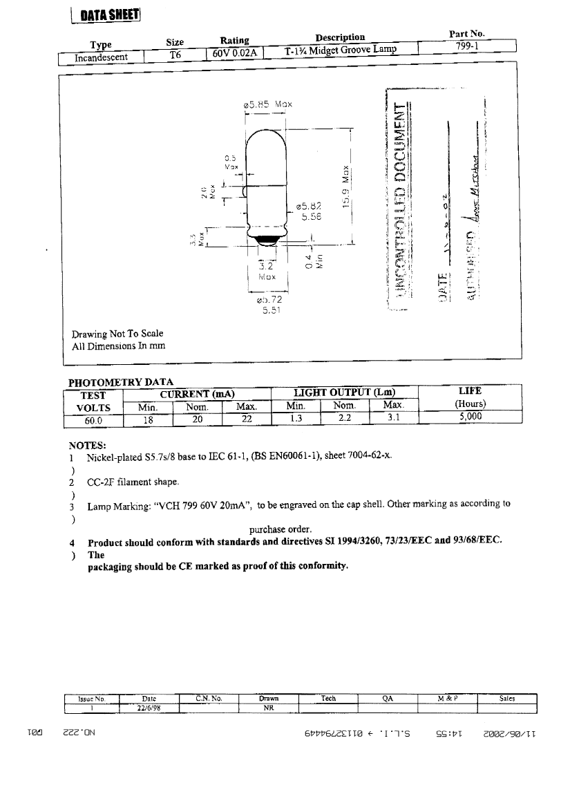 799 Datasheet_PDF文件下载_芯片资料查询_维库电子市场网
