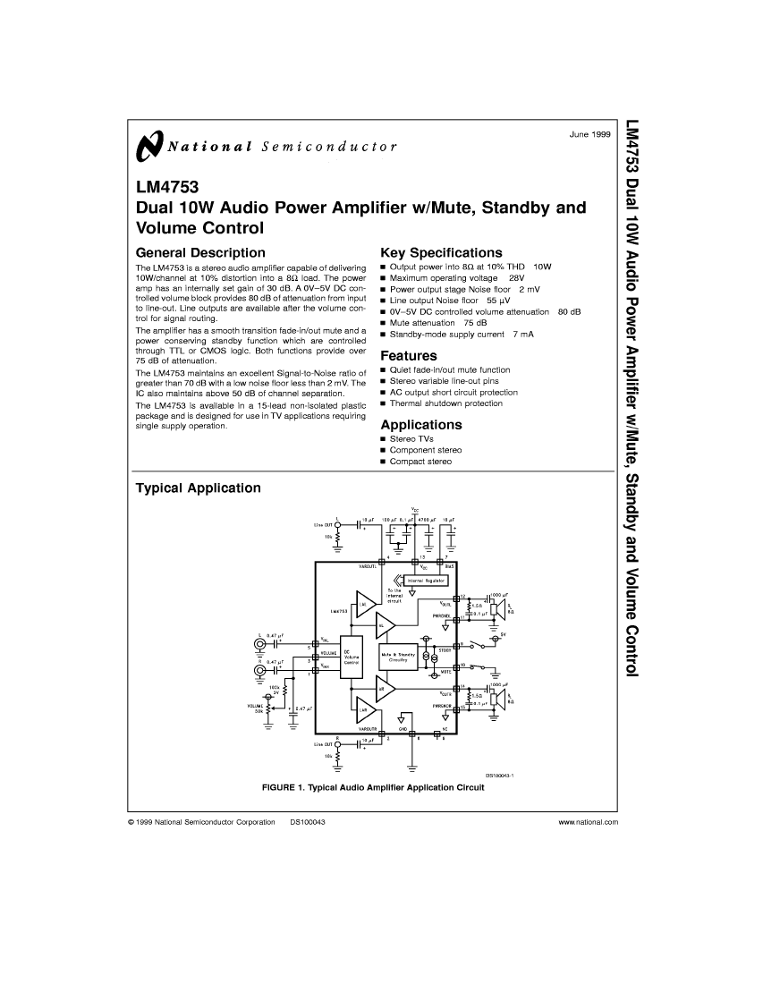 LM4753T Datasheet_PDF文件下载_芯片资料查询_维库电子市场网